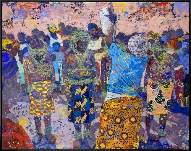 Mulangala MWAMBA (1976) African Acrylic on Canvas - Oct 13, 2022 ...
