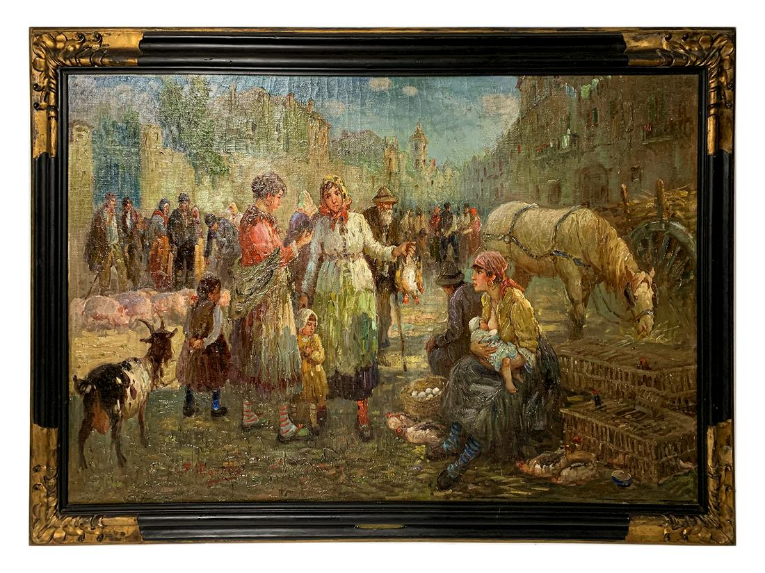 Federico MORELLO (1885-1945) Italian oil on canvas (#0291) on Jan 12 ...