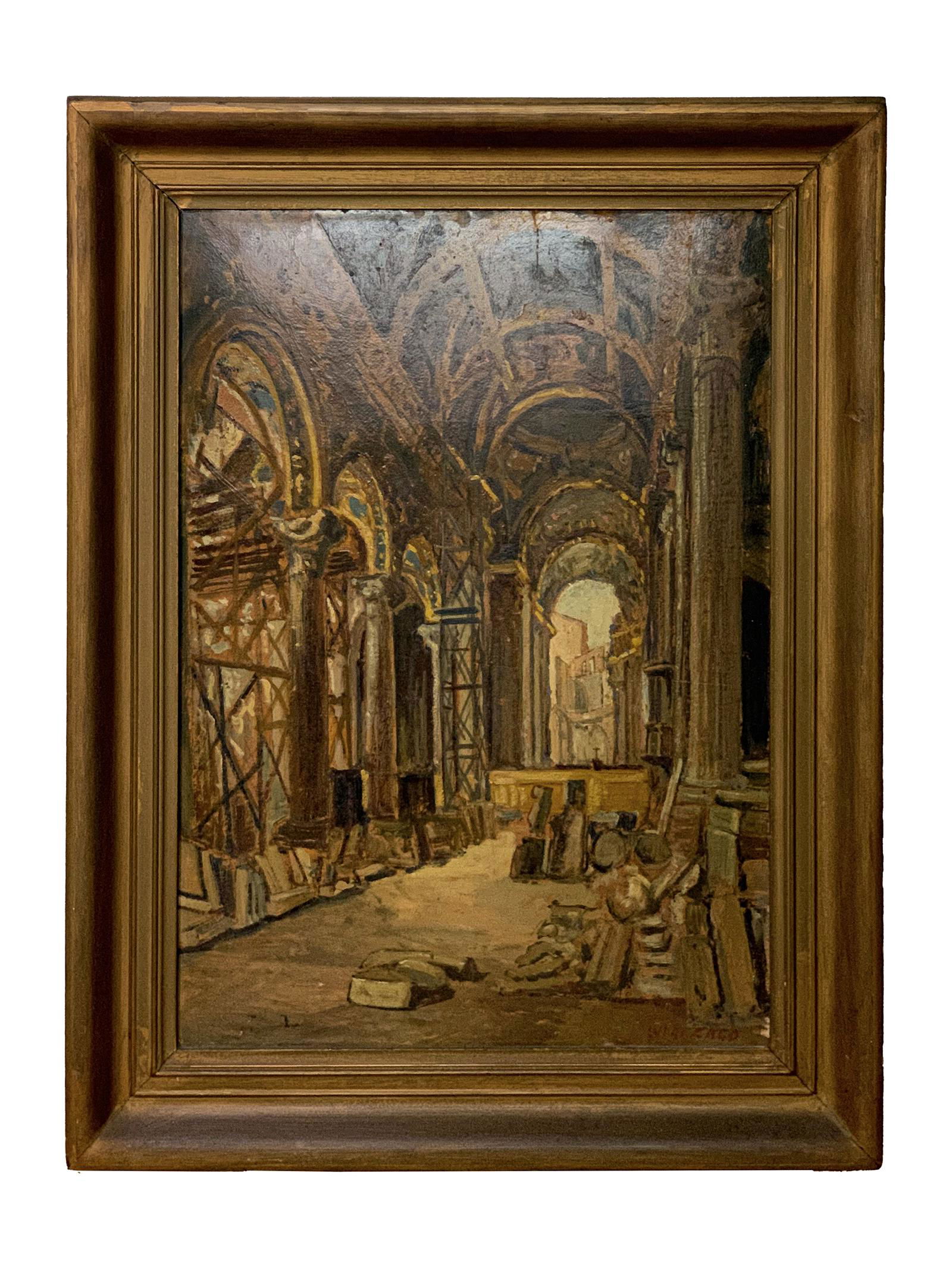 Luigi Zago (1894-1952) Italian Oil On Canvas Auction