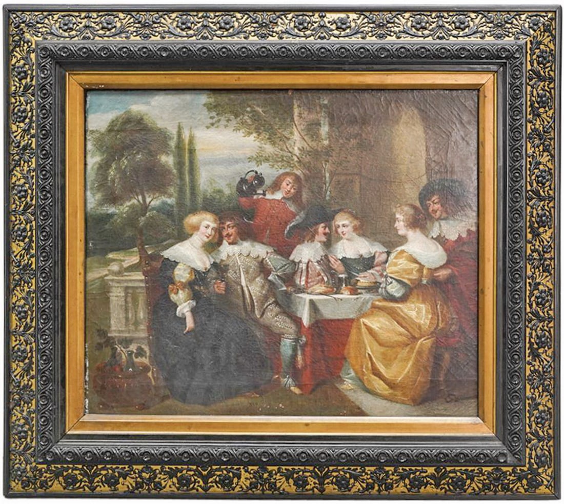 Probably Christoph Jacobsz (1606-1651) Dutch Oil On Canvas Auction