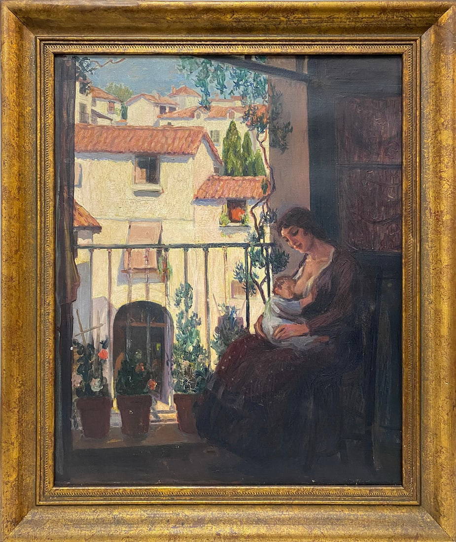 Eduardo Soria (1890-1945) Spanish Oil On Canvas Auction