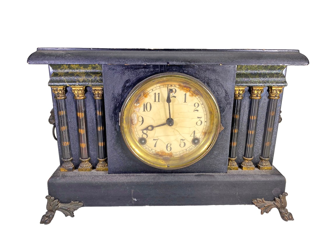 The Sessions Clock Co, Conn Wood Clock Auction