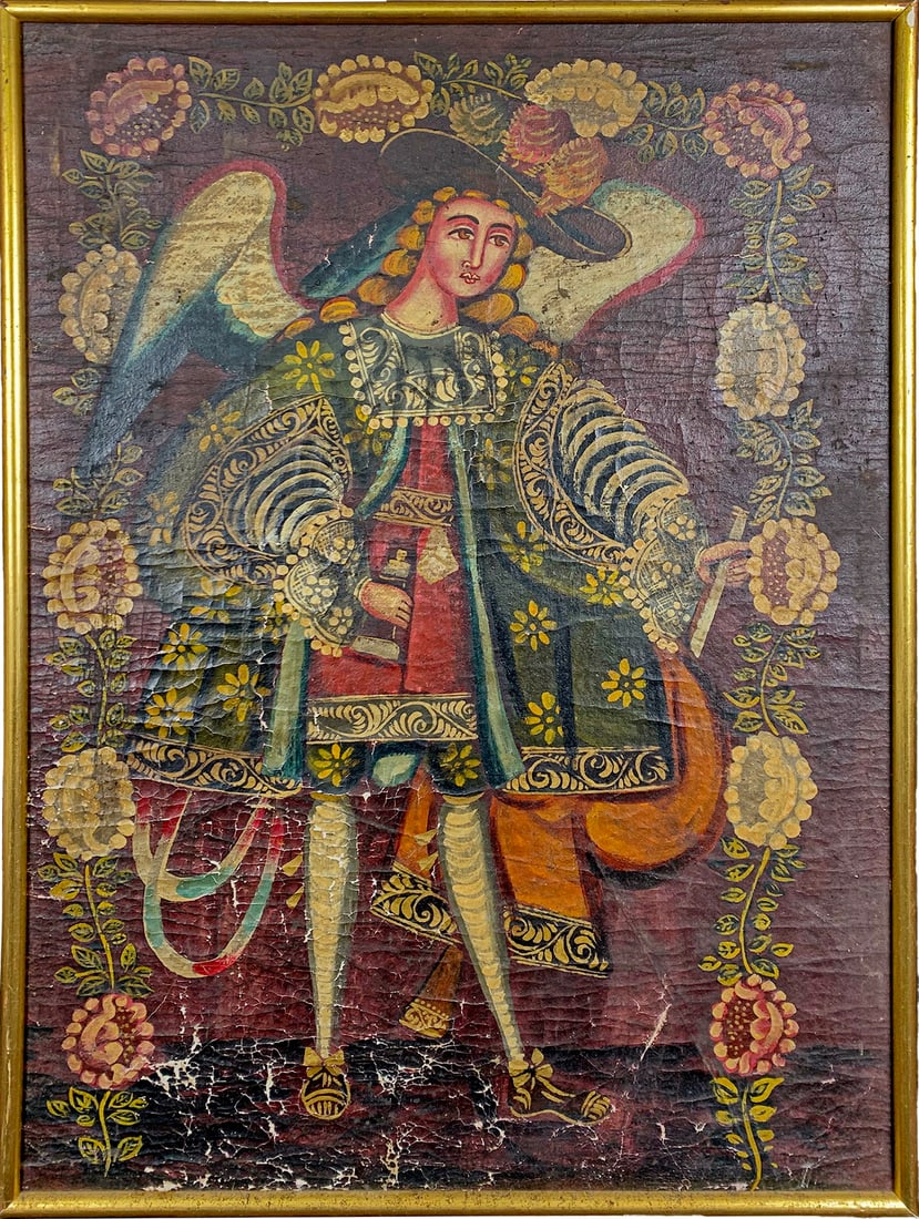 Antique Cuzco School Painting Auction