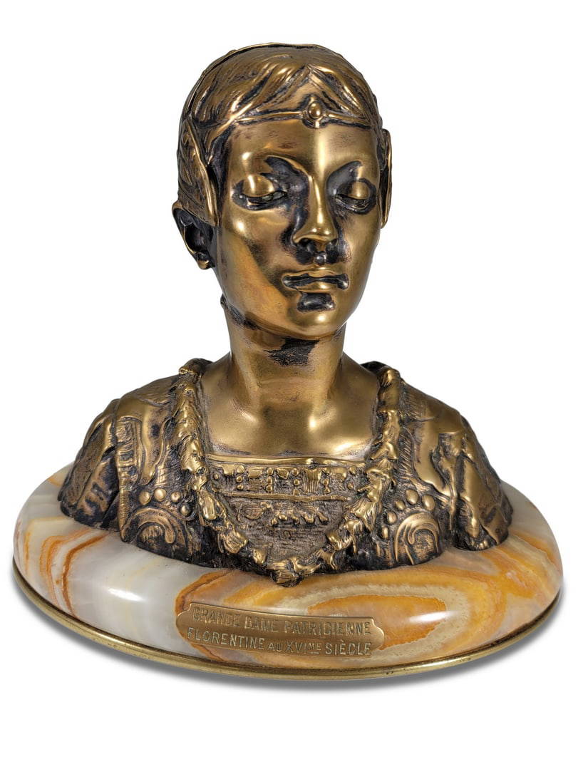 Roland Grange-colombo (xix-xx) Bronze Bust Auction