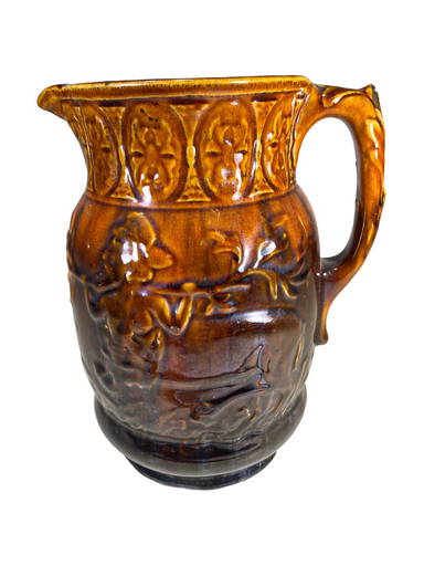 Bennington Rockingham Pottery Pitcher
