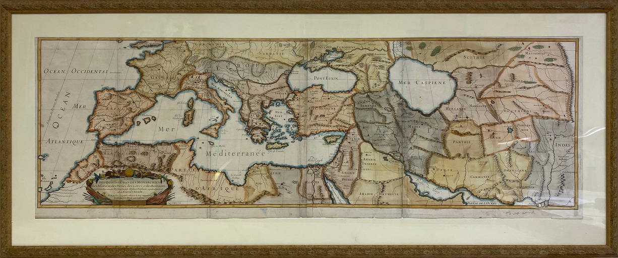 The Four Great Monarchies French Map