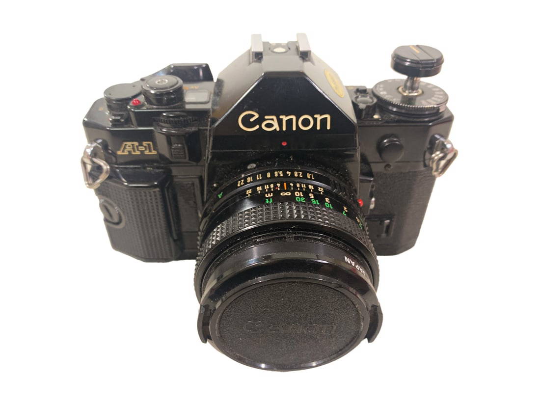 Japanese Canon A1 1078275 50 Mm Camera Auction