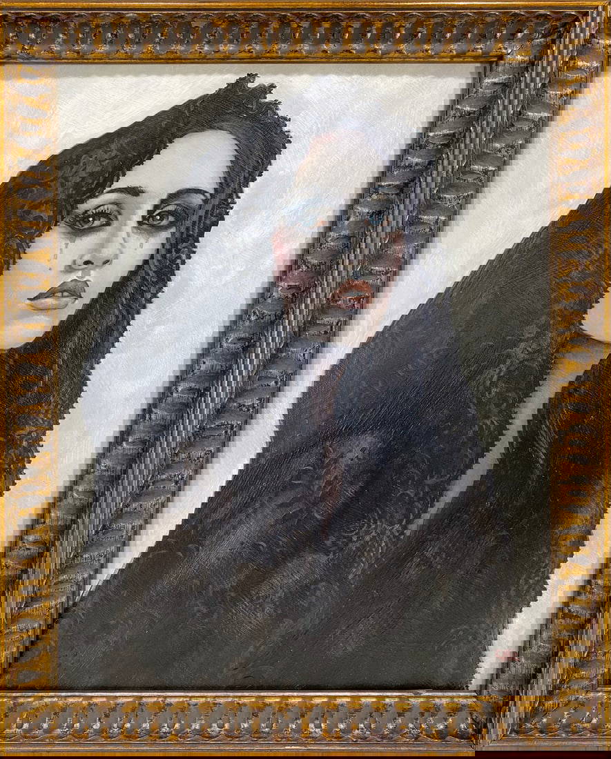 Cate Rangel, La Llorona (weeping Woman) Painting Auction