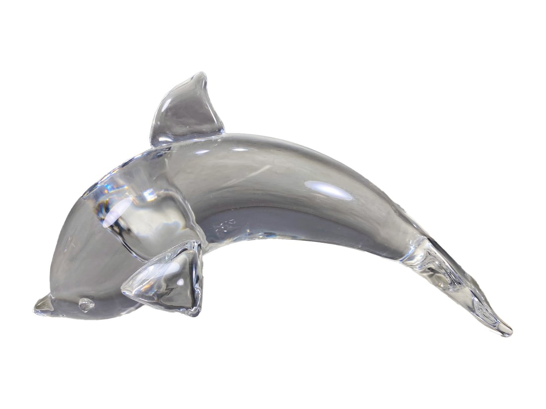Vintage Steuben Dolphin Crystal Fig Auction