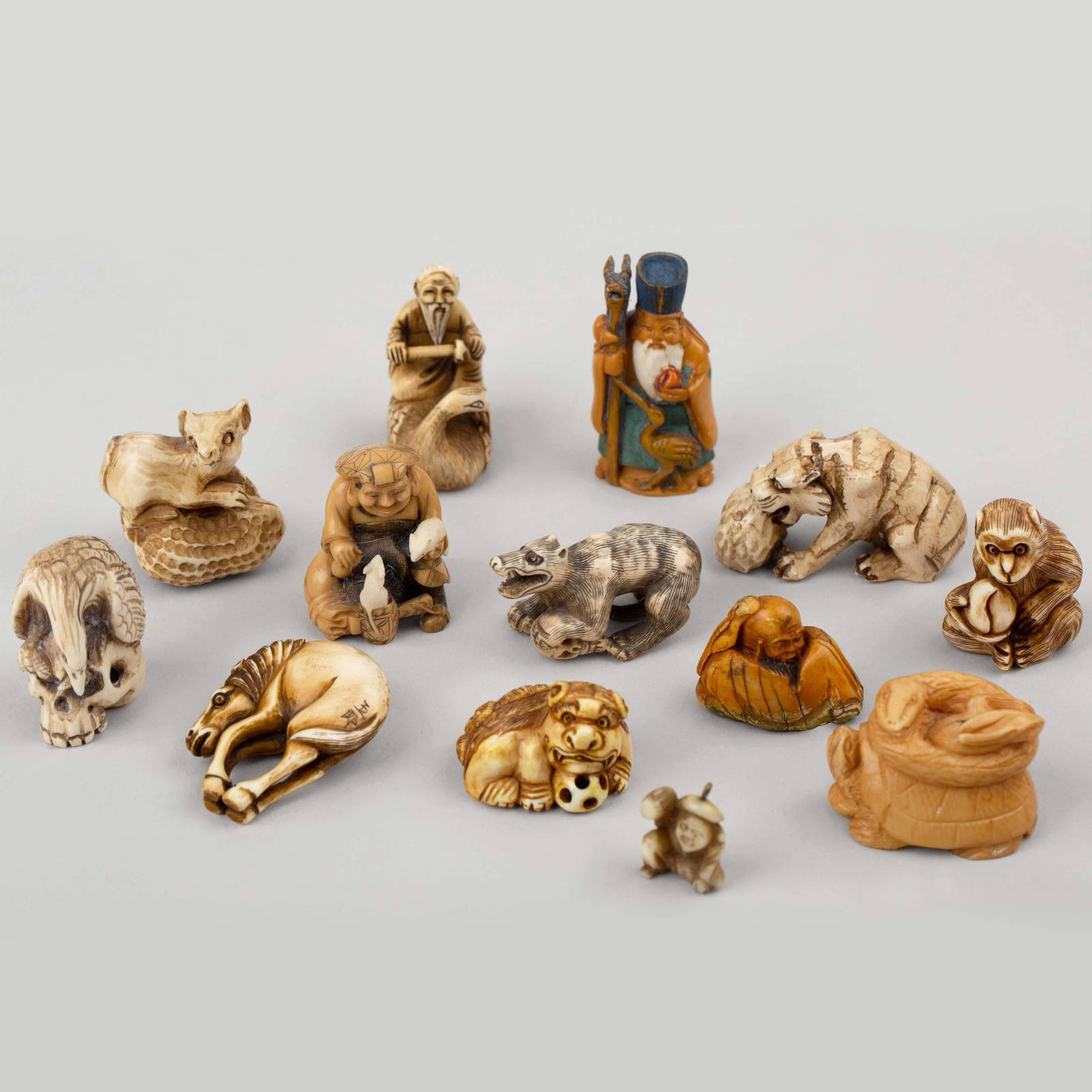 A Group Of Japanese Netsuke Auction