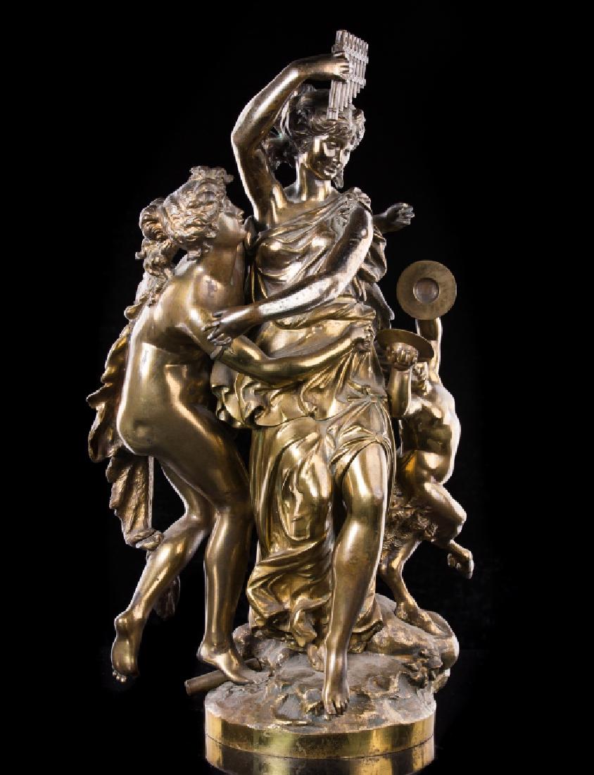 JULES GRAUX (19TH.C) FRENCH BRONZE SCULPTURE