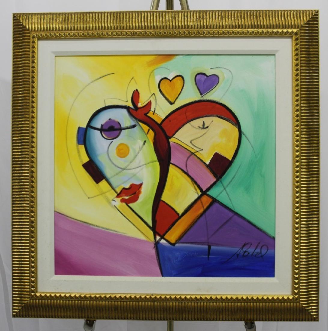 ALFRED GOCKEL ORIGINAL ACRYLIC PAINTING ON CANVAS