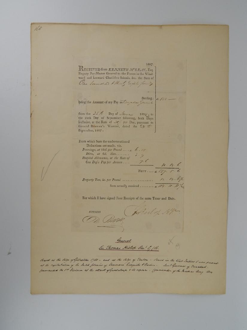 THREE 1800's DOCUMENTS LAID ON PAPER