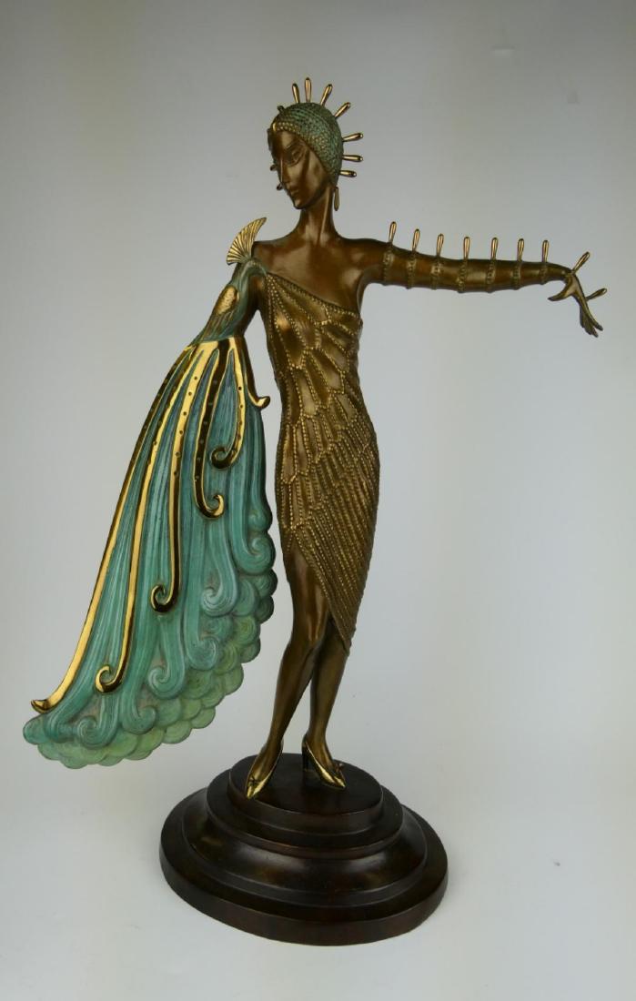 ERTE " DIVA" BRONZE FIGURE