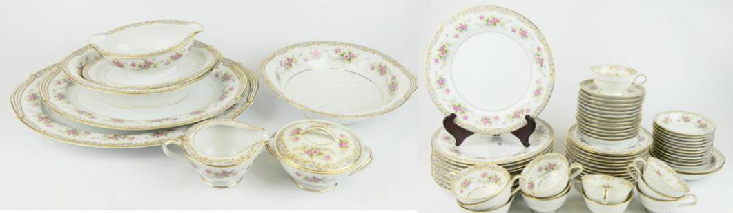 94 Set Noritake China Dinnerware Cardinal Pattern