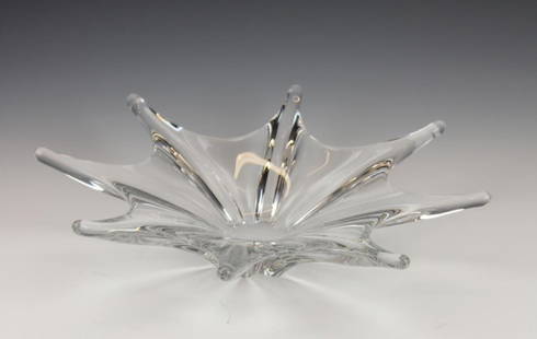 Baccarat Crystal Stella Star Burst Starfish Bowl