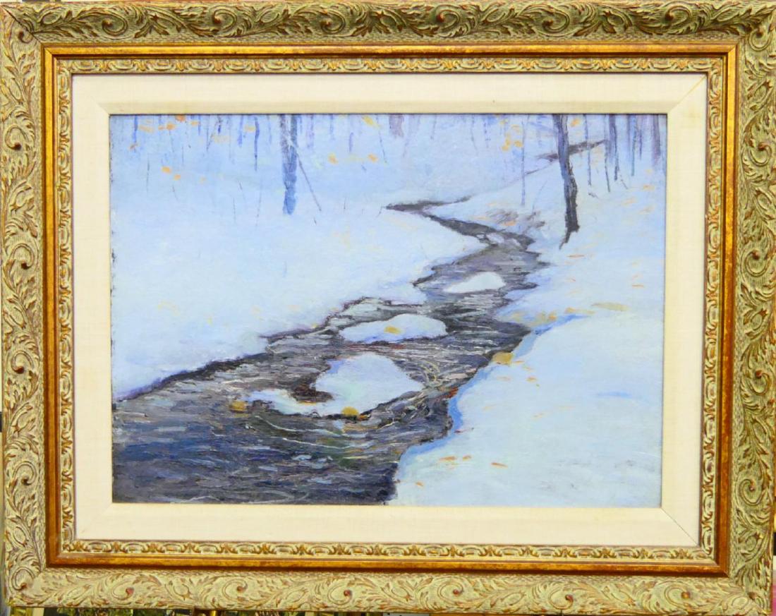 EDWARD W. REDFIELD (1869-1965) OIL ON CANVAS