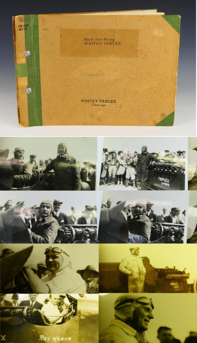RARE 1928 PHOTO ALBUM WHITES TRIPLEX WORLD RECORD