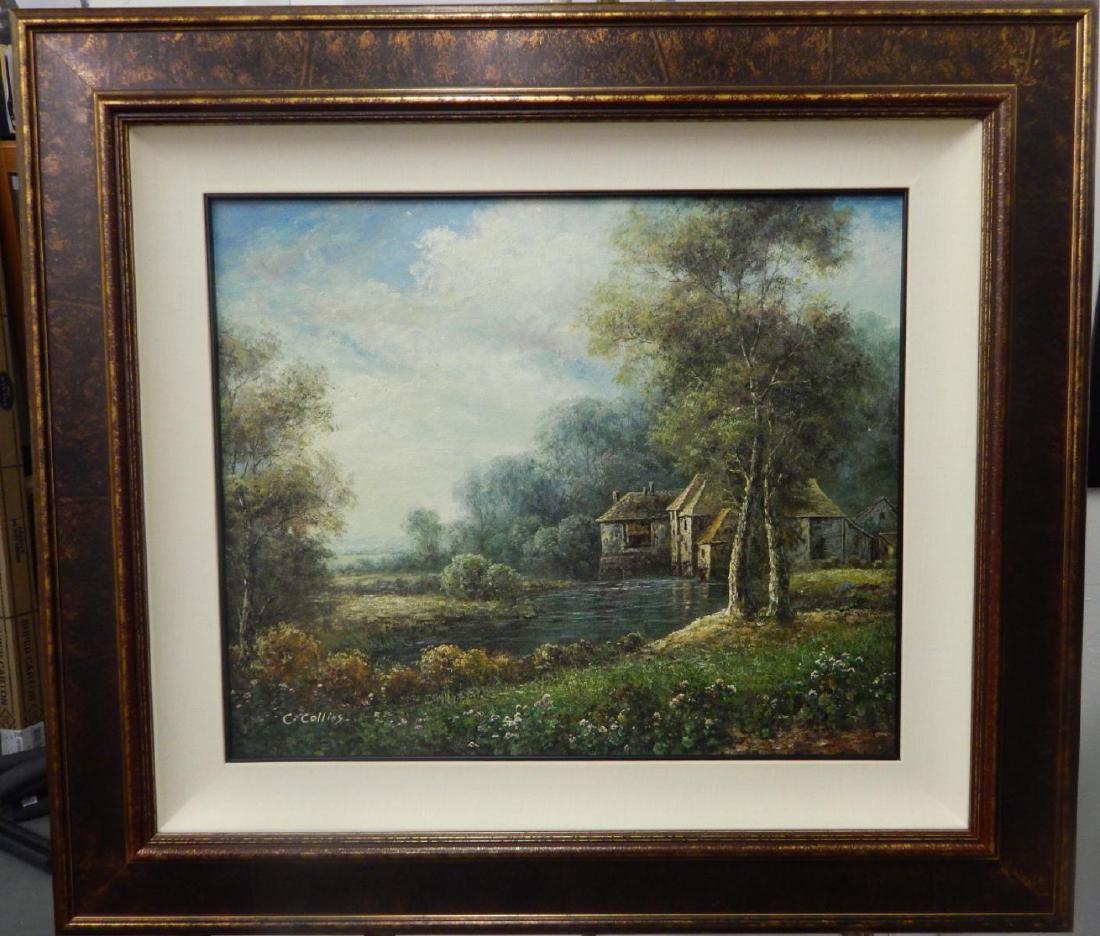 CHARLES COLLINS (USA 19th/20th C) OIL ON CANVAS