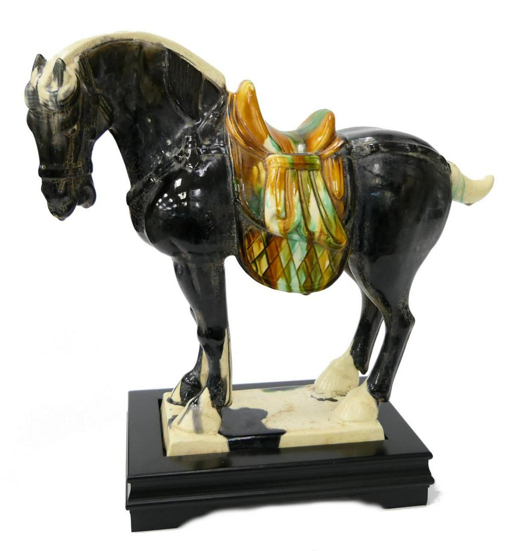 VINTAGE CHINESE TANG STYLE SANCAI POTTERY HORSE - Oct 15, 2019 | ELITE ...