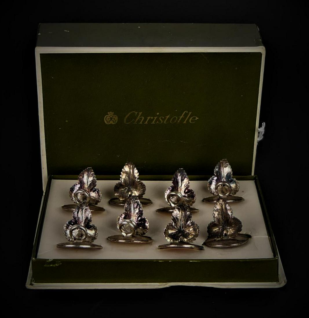 Christofle Silverplate Shell Place Card Holders