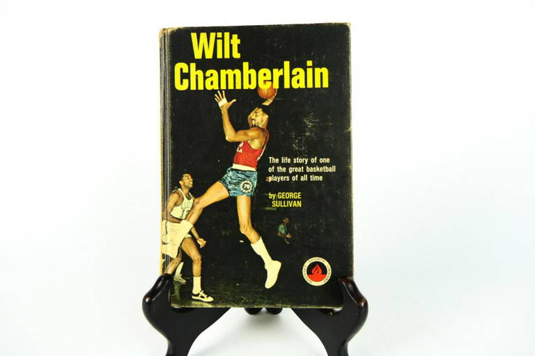 Wilt Chamberlain Book By Sullivan Signed By Wilt
