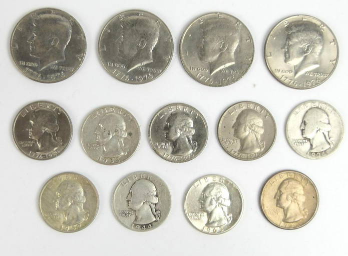 (13) 1900s COLLECTION OF QUARTERS & HALF COINS (#0205) on Jun 07, 2022 ...
