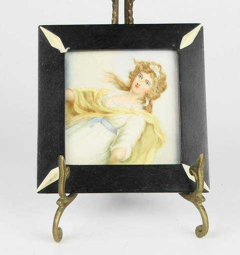 SMALL FRAMED MINITAURE MRS MICHAEL ANGELO TAYLOR (#0077) on Dec 20 ...