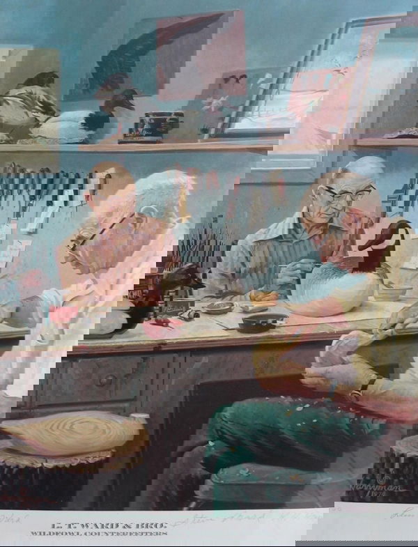 1069A: Harryman Print of the Ward Brothers