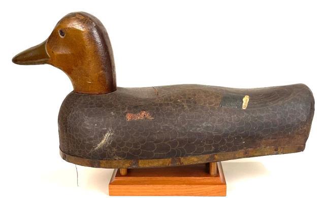 Early Period Herter Black Duck - Aug 28, 2021 | Decoys Unlimited, Inc ...
