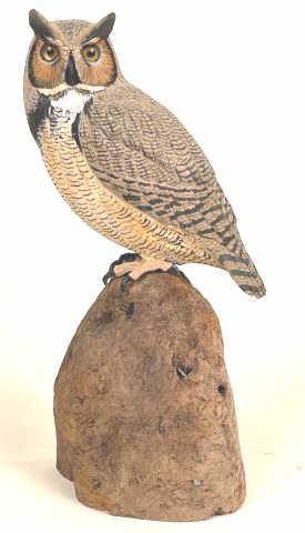 Miniature Owl by Randy and Elaine Fisher - Sep 17, 2022 | Decoys ...