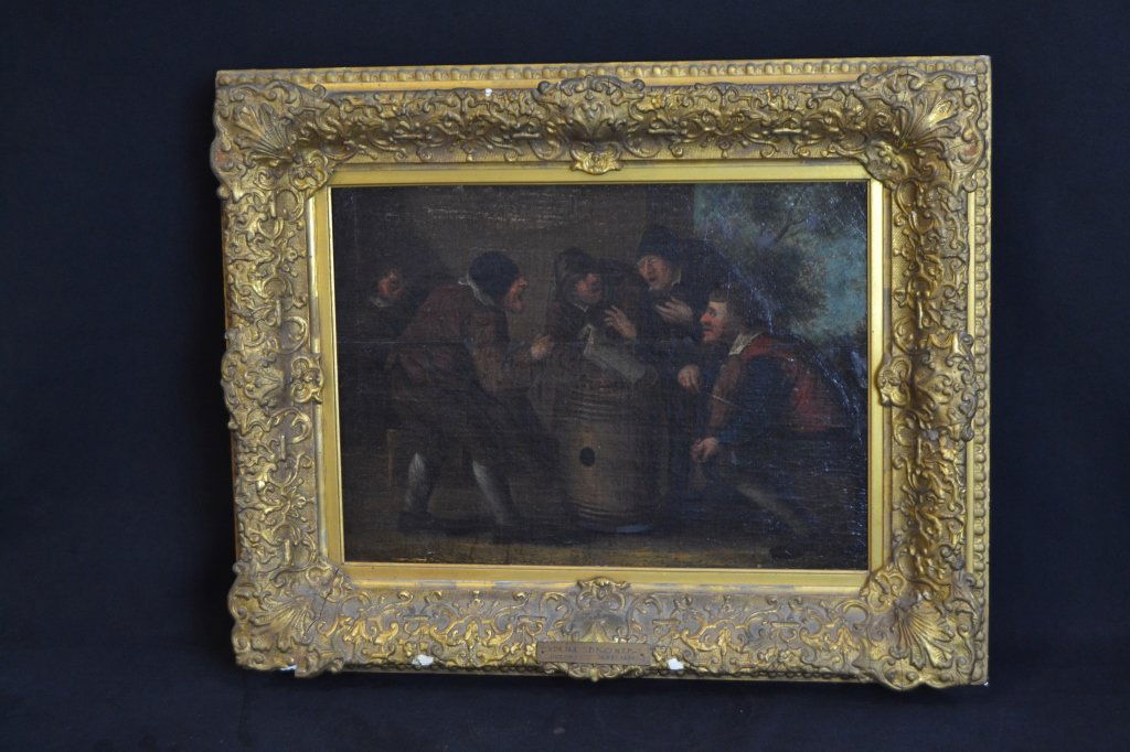 UNSIGNED ADRIAN BROWER 17TH CENTURY O/B