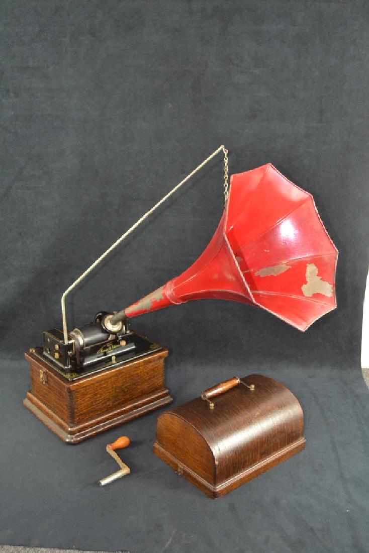 Edison Amberola V Cylinder Phonograph.