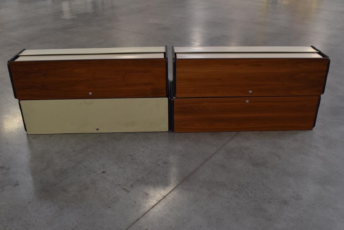 4 HERMAN MILLER HANGING FILE DRAWER CABINETS