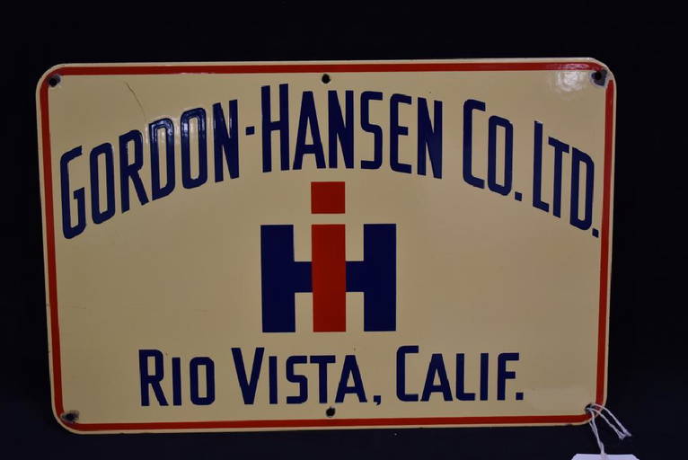 Gorden Hansen International Harvester Ssp Sign