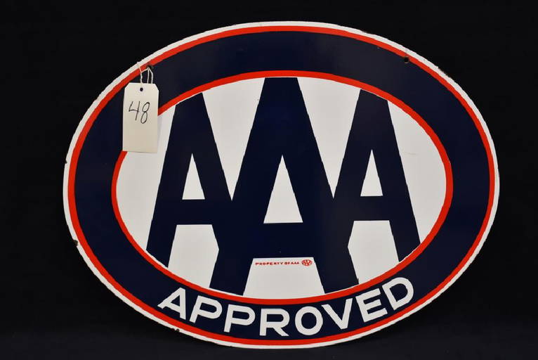 TRIPLE A "AAA" APPROVED DSP OVAL SIGN - Jun 15, 2019 | Redlands Antique ...