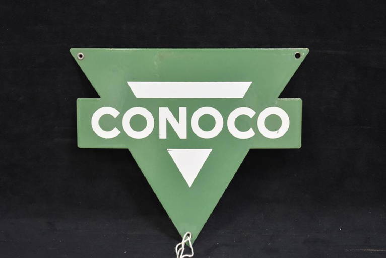Conoco Green Pump Plate Ssp Sign