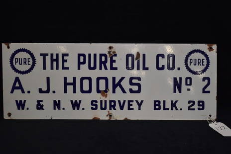 Contemporary Pure Oil Company Sign
