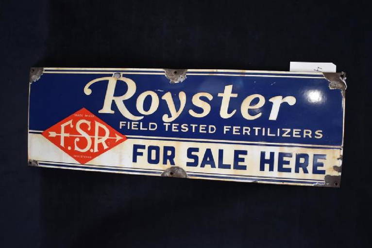 Royster Field Tested Fertilizers Ssp Sign