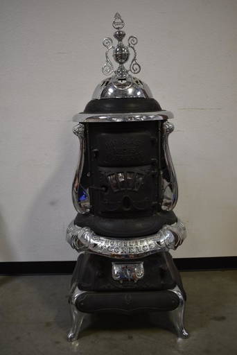 Antique Cast Iron Florence Hot Blast No. 75 Stove