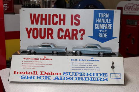 United Delco Point Of Sale Shock Absorber Display
