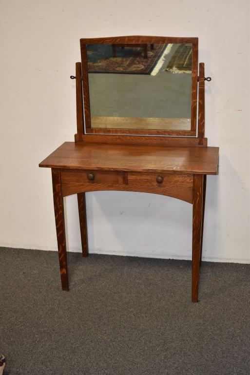 For Auction: SIGNED GUSTAV STICKLEY MISSION OAK VANITY #914 (#0090) on ...
