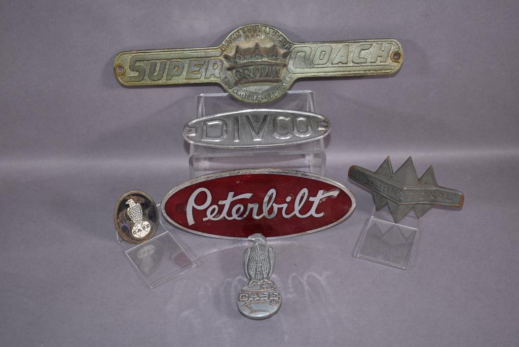 6 TRUCK, TRACTOR, & TRAILER EMBLEMS - Sep 26, 2020 | Redlands Antique ...