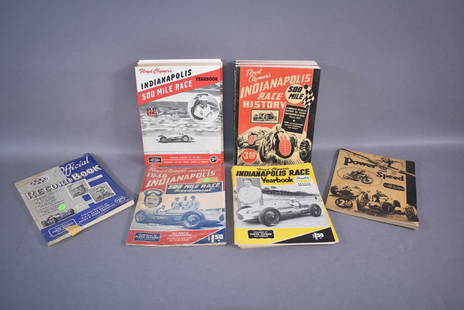 Grouping Of 15 Misc. Indy 500 Magazines
