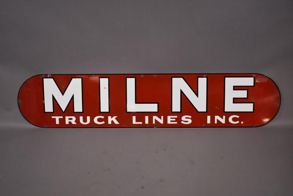 MILNE TRUCK LINES INC. SSP SIGN - Oct 10, 2020 | Redlands Antique ...