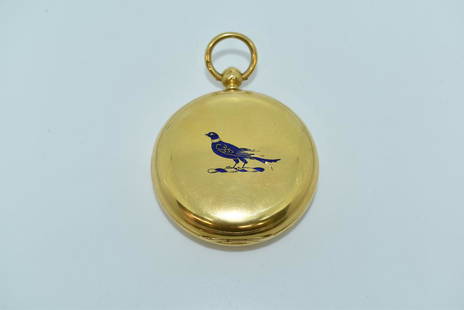 Gold Pocket Watch By James Mix
