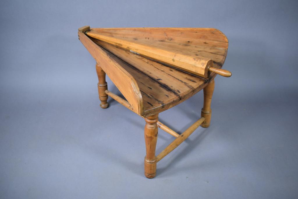 Primitive Pine "butter Worker" Table