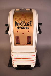 Antique Brass Postage Stamp Machine