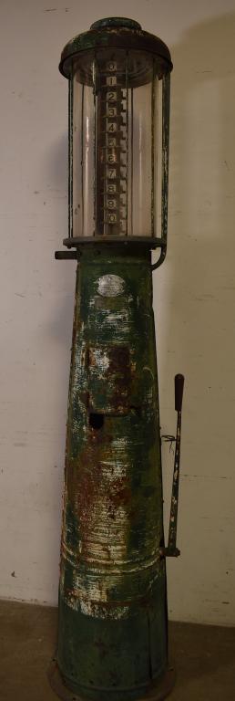 Tokheim Model #t 176 Ten Gallon Visible Gas Pump