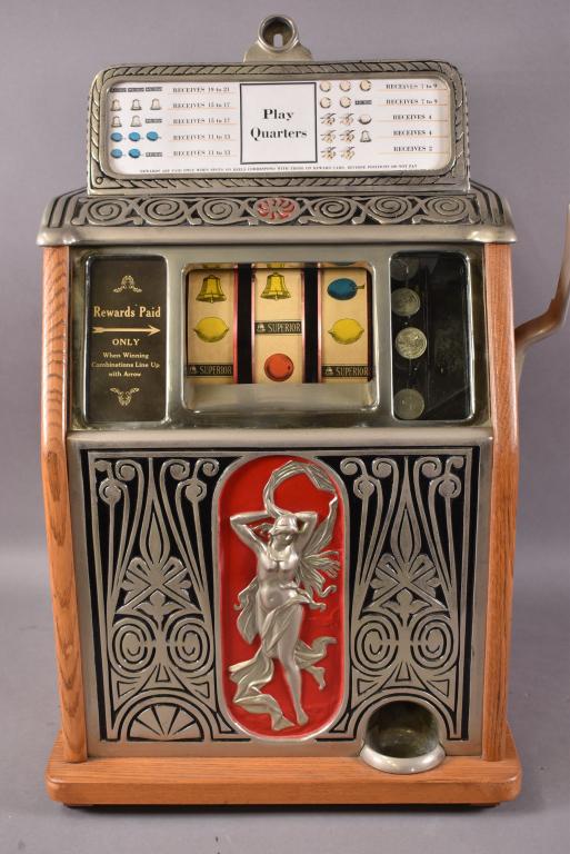 Caille Bros. Superior Naked Lady Slot Machine